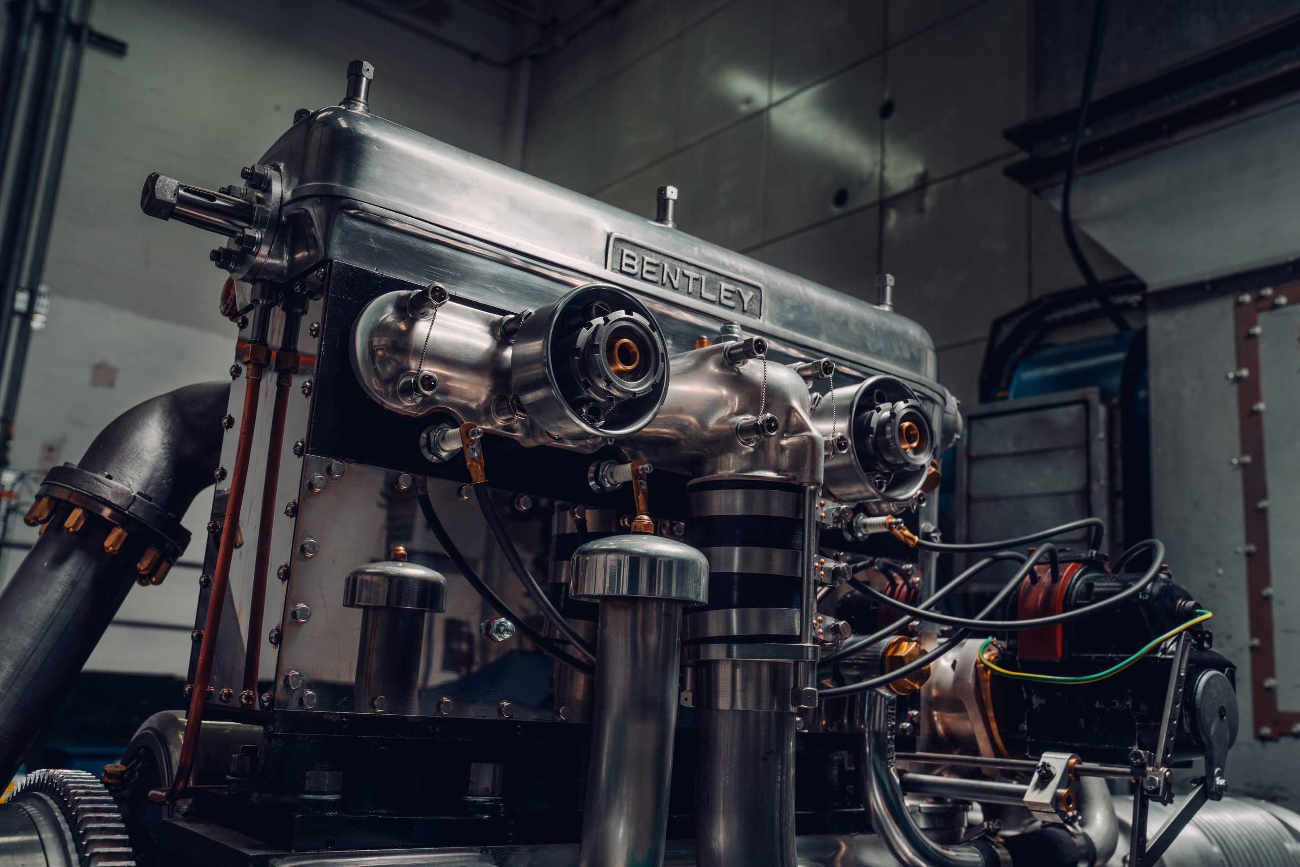 Bentley fires up first new Blower engine – on a Spitfire test rig ...