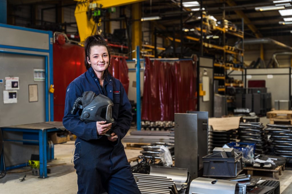 Chloe Sales, a precision welder with zero-tolerance for gender ...