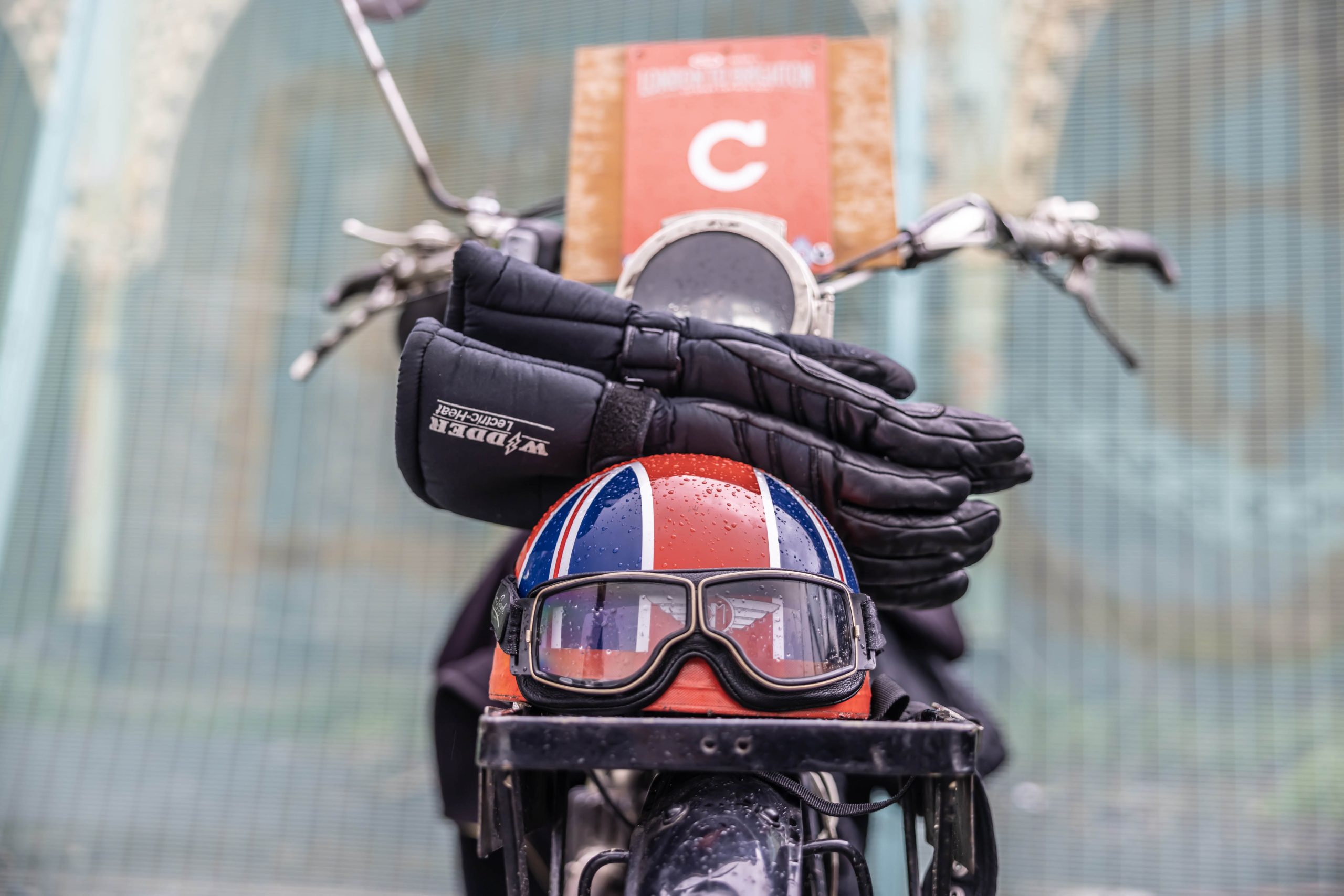 British grit and oil lamps on the London to Brighton Veteran Car Run ...
