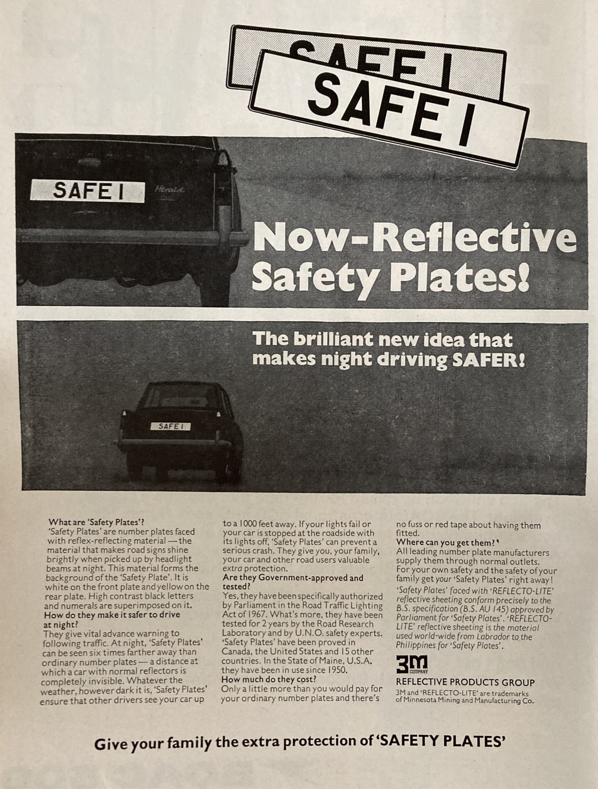 Ad Break: The unexpected innovation of reflective numberplates | Hagerty UK