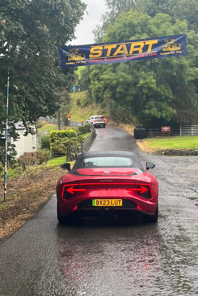 Adventurers Ross and Hugo Turner point their MG Cyberster toward ...